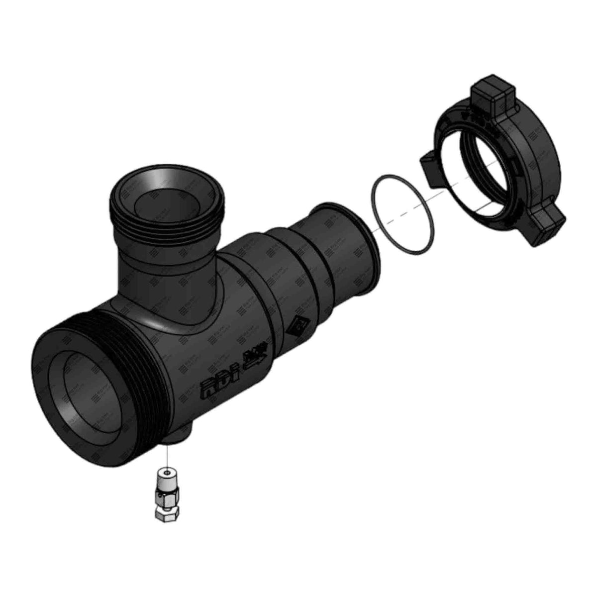 Positive Choke, H2, 3" 206 FxM, 3" Nom / 2" Max, 2000 psi, Sour Servic ...